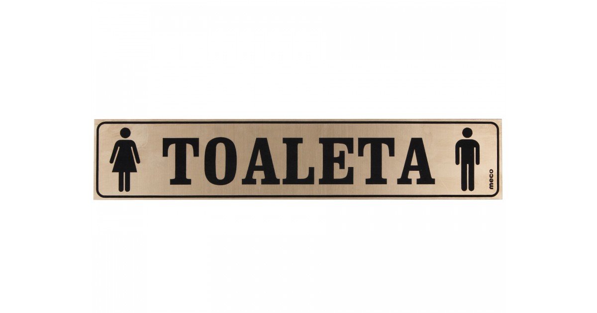 Semn indicator toaleta - Mertecom
