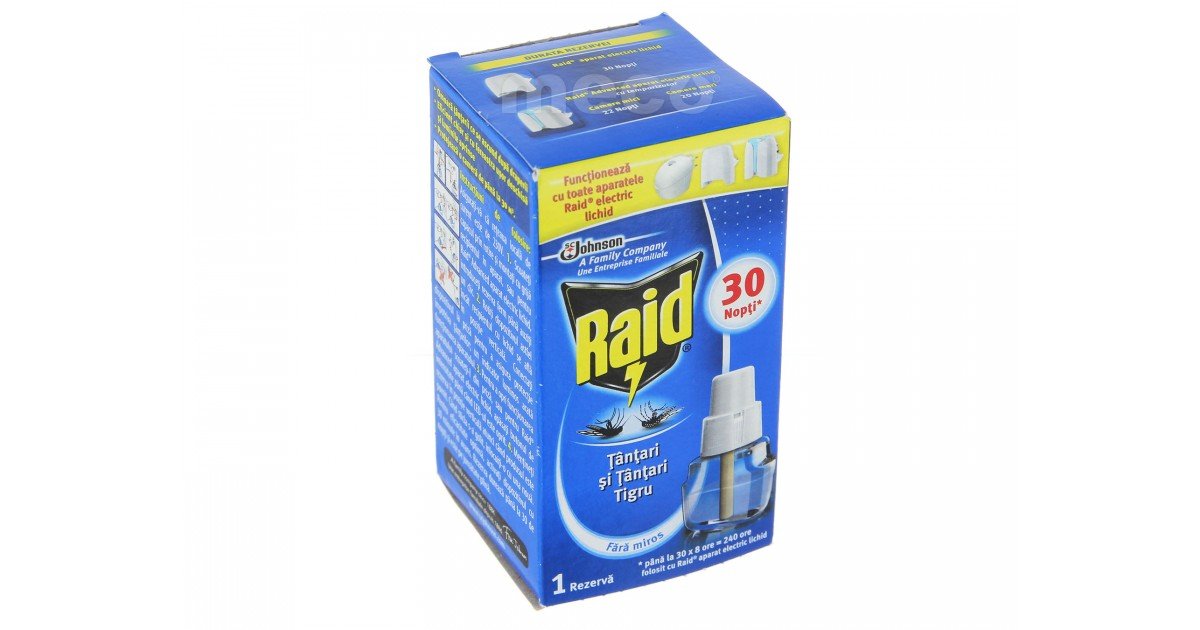 Rezerva universala Raid electric lichid - Mertecom.ro