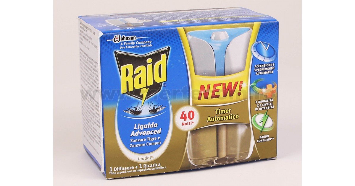 Aparat electric lichid si rezerva Raid Advanced - Mertecom.ro