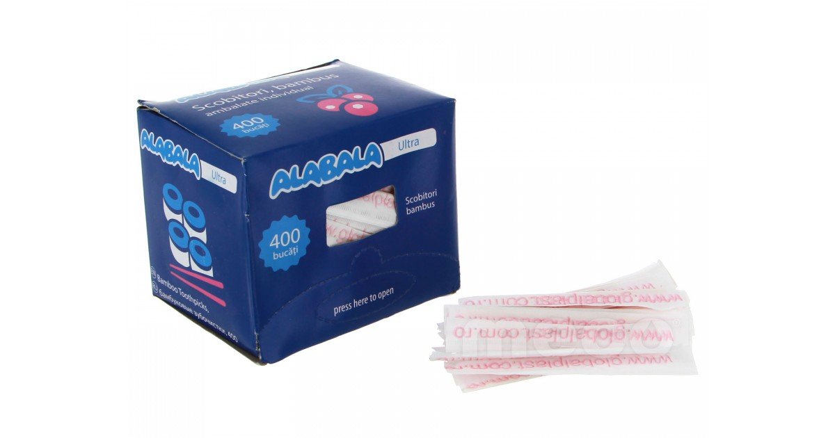 Scobitori ambalate individual 400bucati - Mertecom.ro