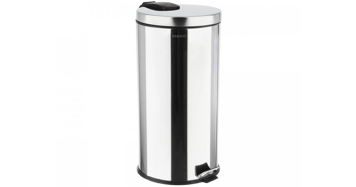 Cos inox lucios soft-close 40 litri H-63 cm Meco - Mertecom