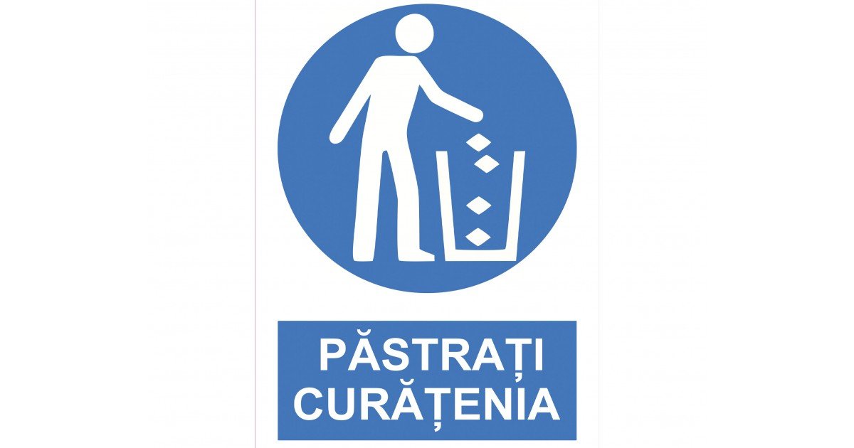 Eticheta Pastrati Curatenia 29x21cm A4 - Mertecom