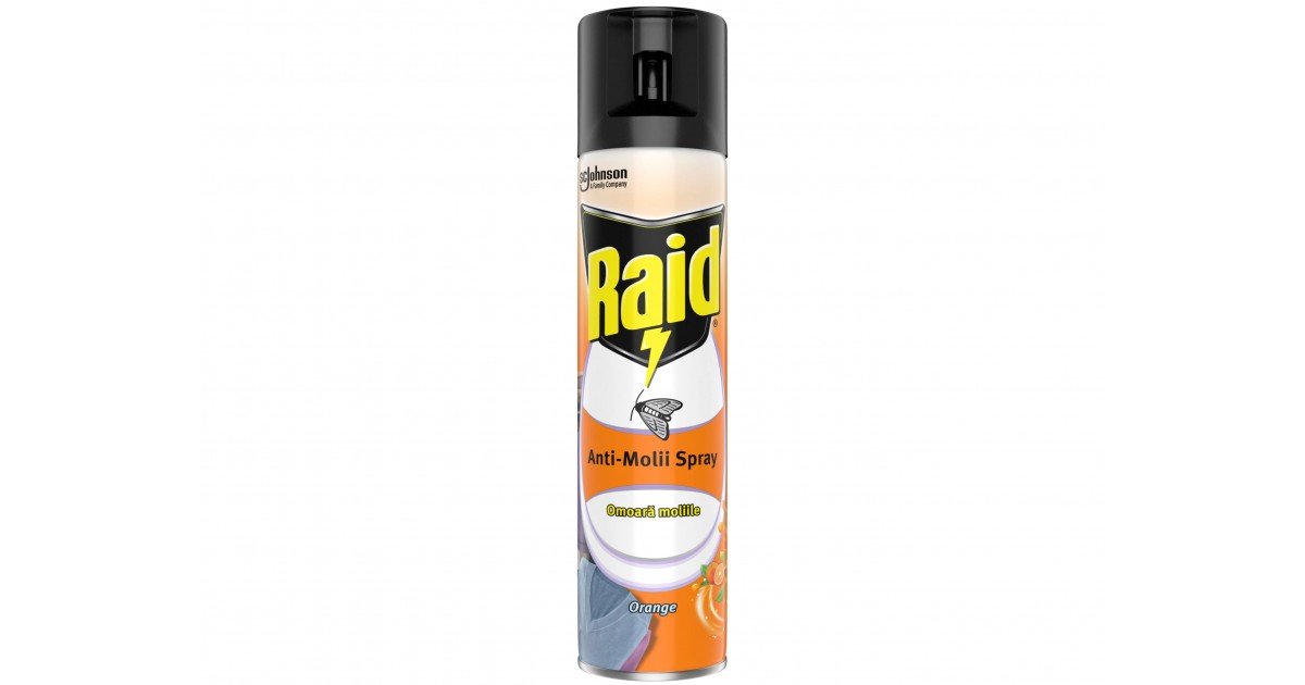 Spray anti-molii Raid 400ml - Mertecom.ro