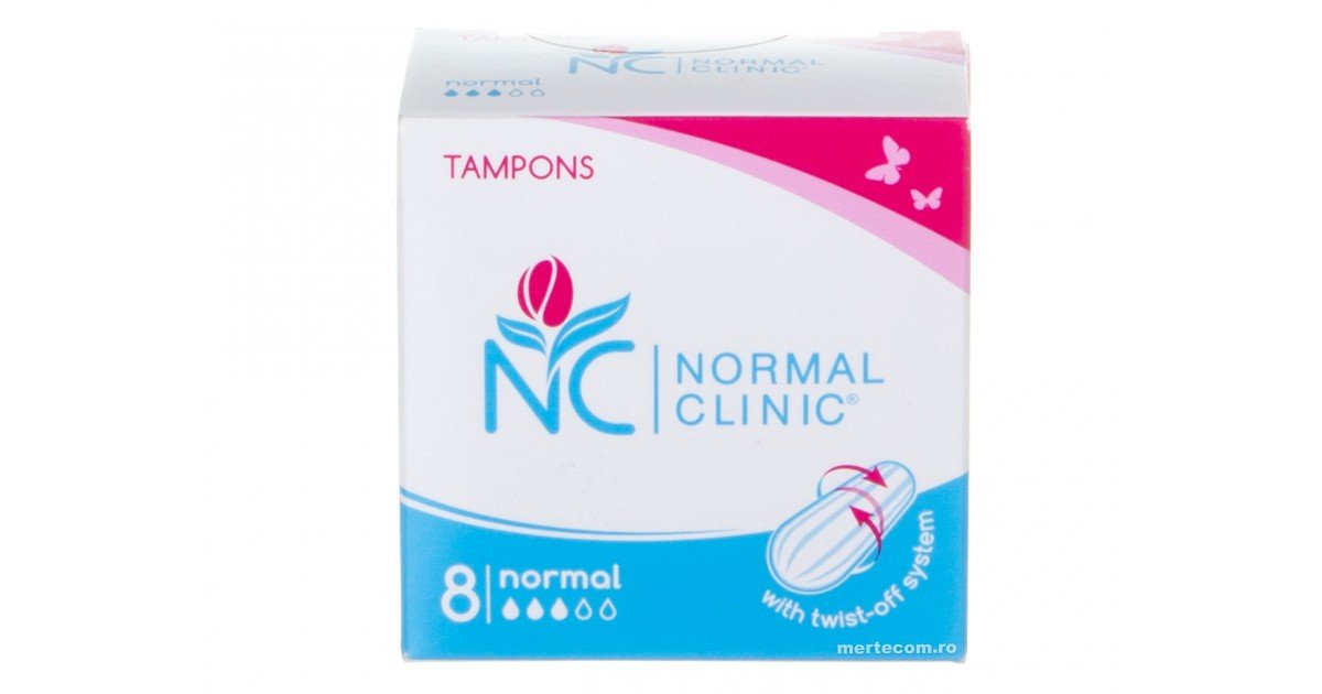 Tampoane interne Normal Clinic 8buc - Mertecom