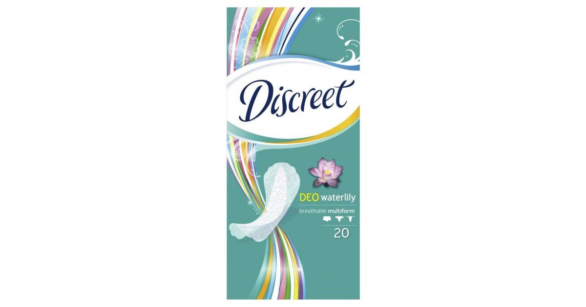 Absorbante Discreet Deo Waterlily 20 buc - Mertecom