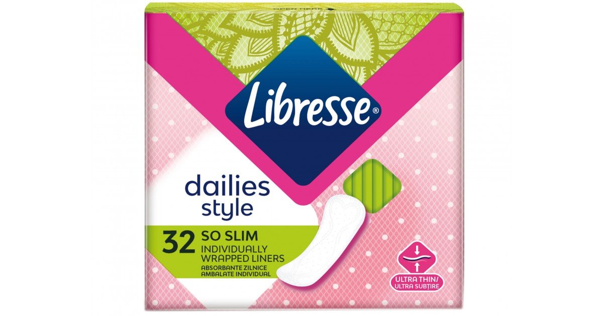 Absorbante zilnice Libresse V-Slim 32bucati - Mertecom