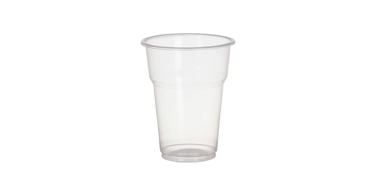 Formular precomandă Pahare plastic transparente 250ml 50bucati ...