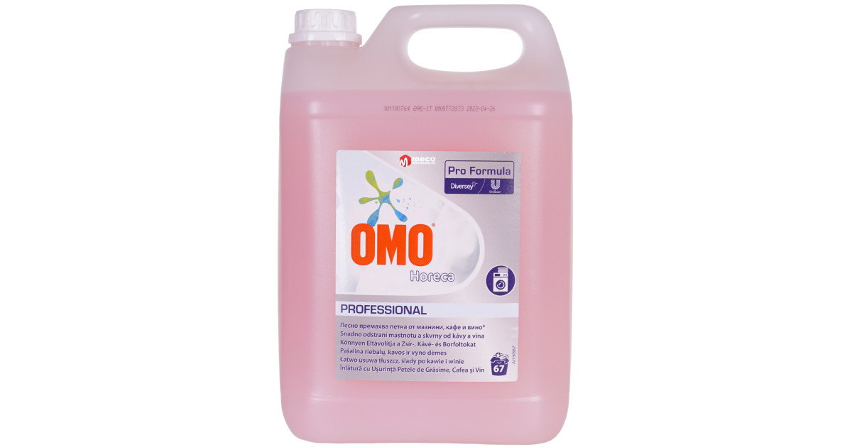 Detergent lichid rufe Omo Professional Horeca 5L - Mertecom.ro
