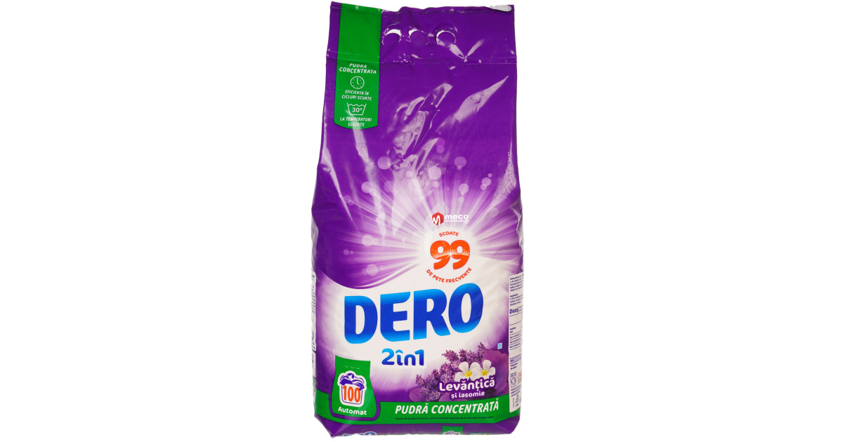 Detergent automat rufe Dero 2in1 Levantica si Iasomie 7.5kg - Mertecom.ro