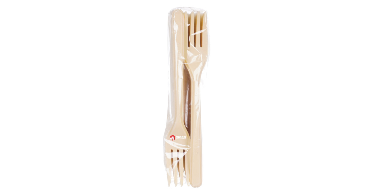 Furculite plastic compostabile 100buc/set - Mertecom