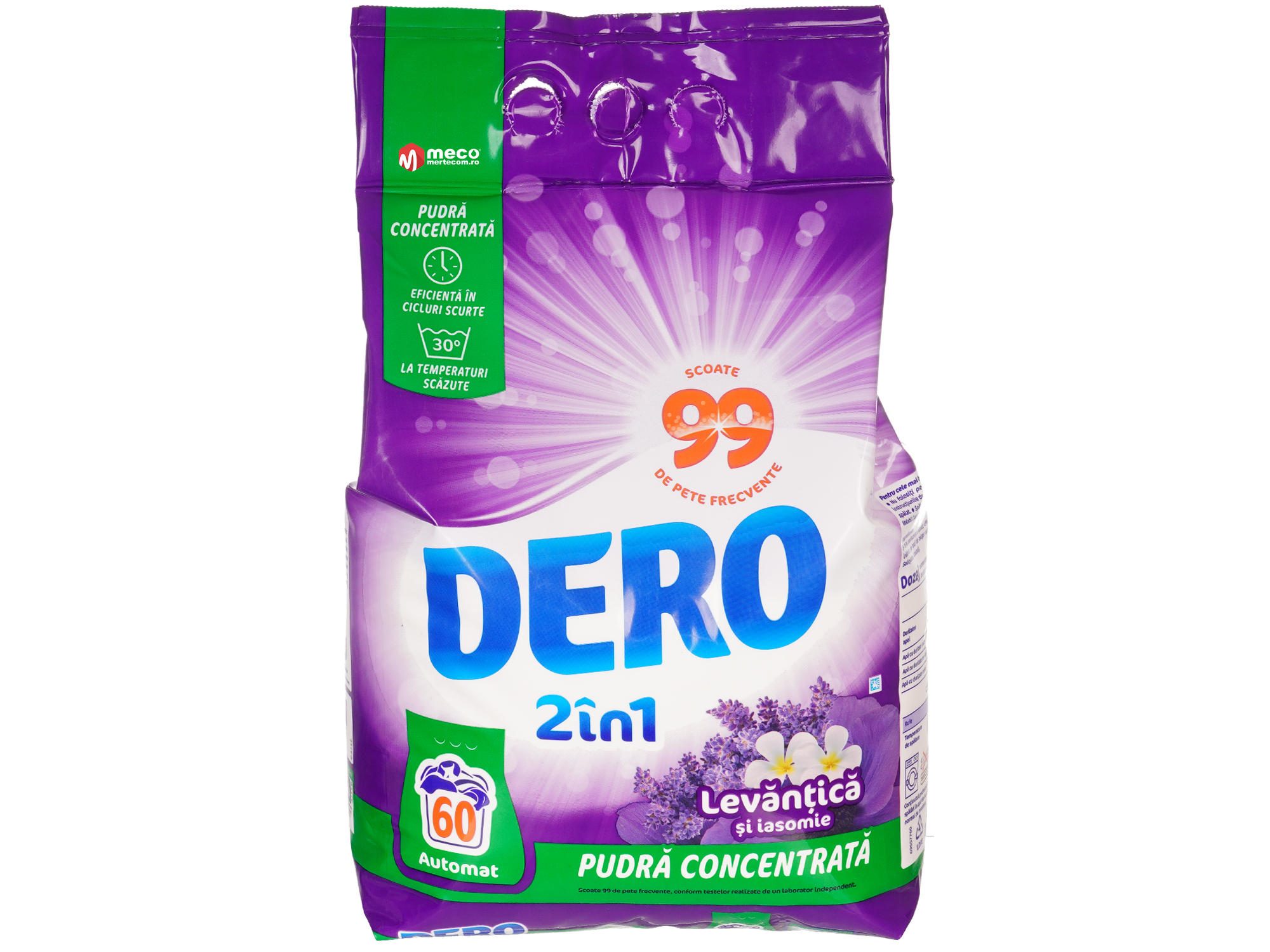 Detergent automat rufe Dero 2in1 Levantica si Iasomie 4.5kg - Mertecom.ro