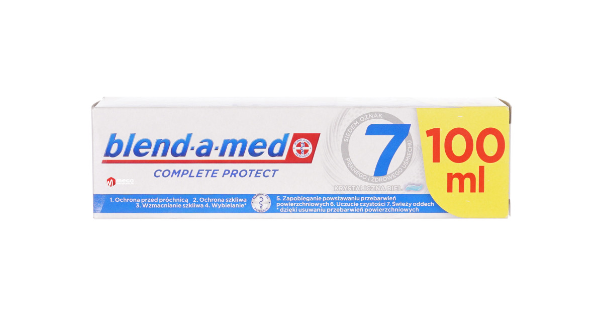Pasta de dinti Blend-a-Med Complete Crystal White 100ml - Mertecom.ro