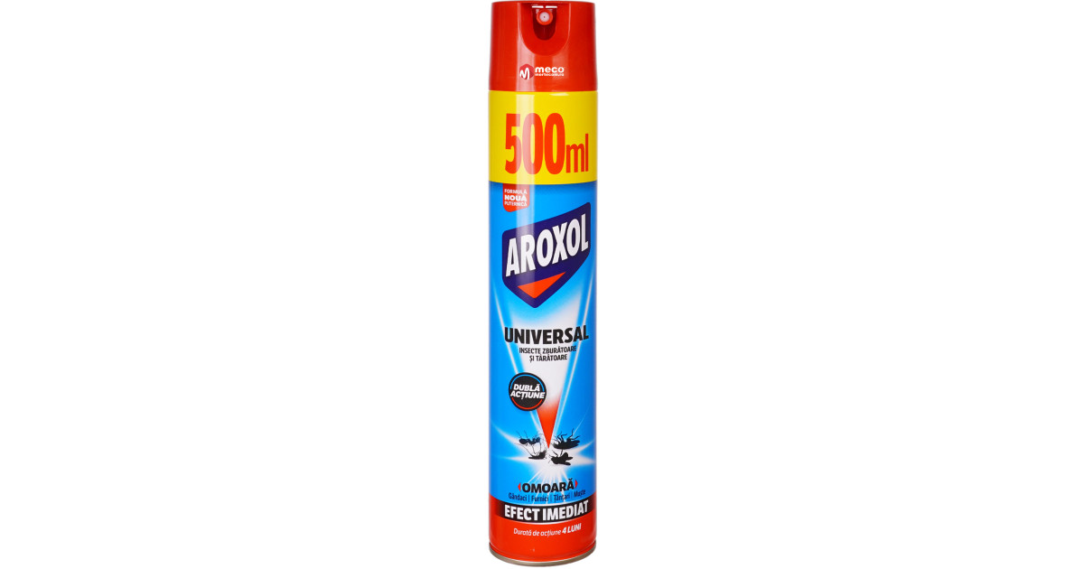 Insecticid spray universal Aroxol 500ml - Mertecom.ro