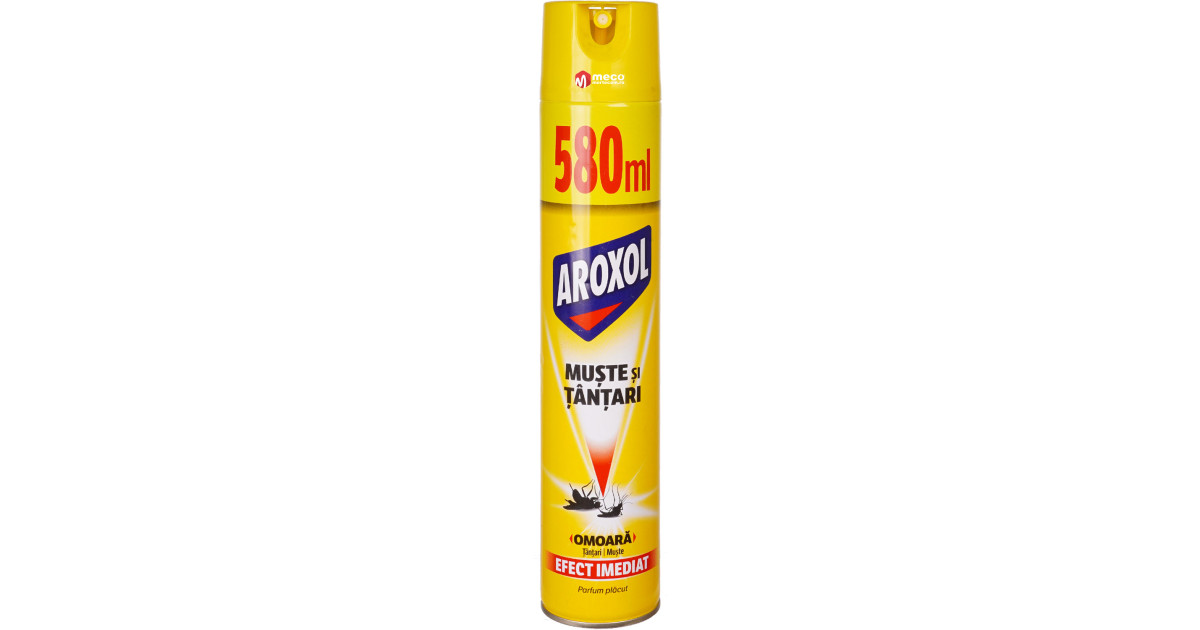 Insecticid spray muste si tantari Aroxol 580ml - Mertecom.ro