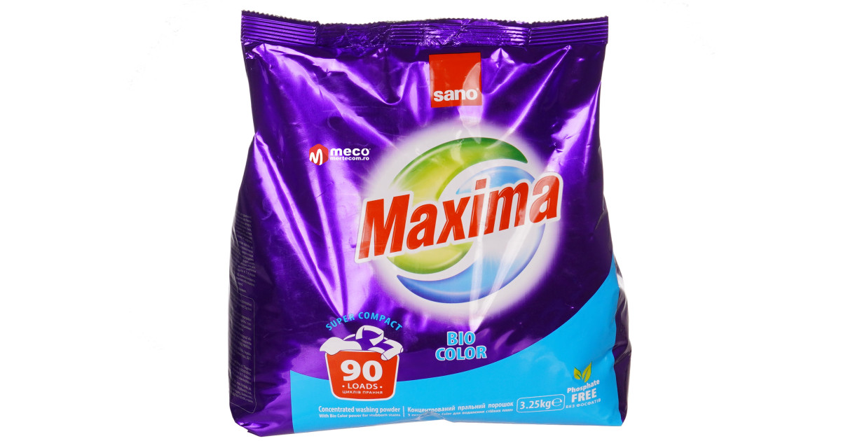 Detergent automat Sano Maxima Biocolor 3.25 kg - Mertecom