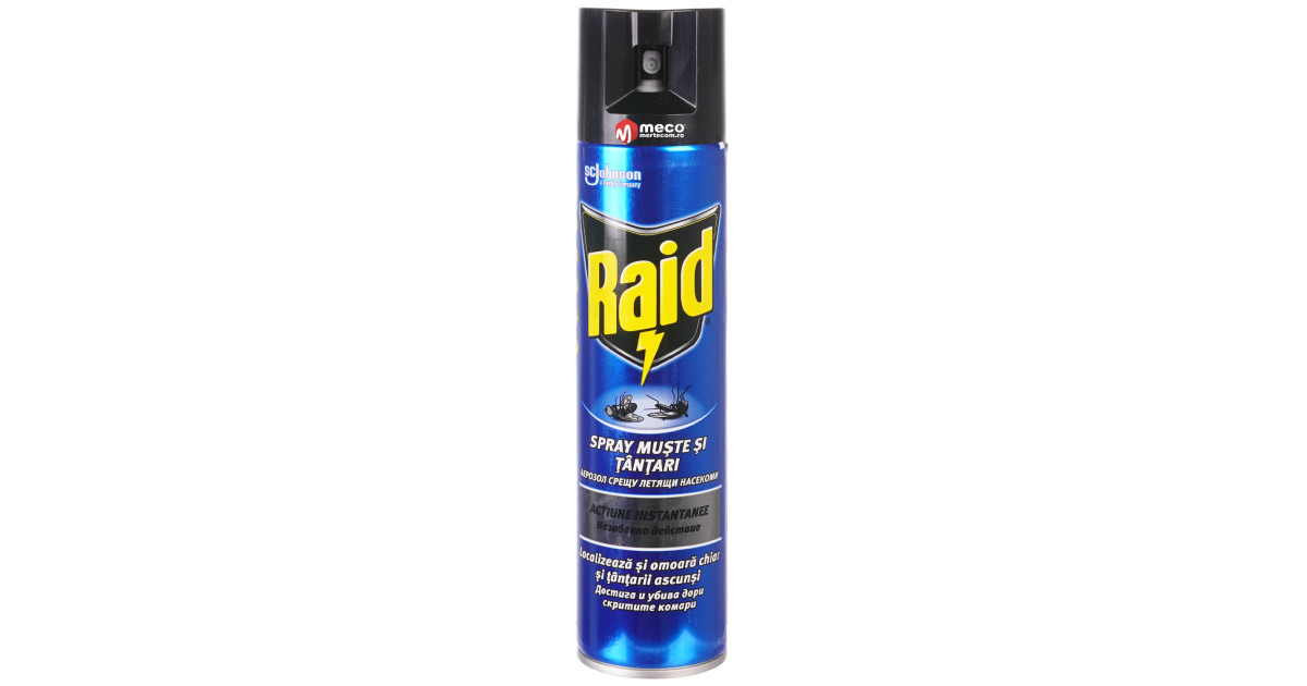 Insecticid muste si tantari Raid 400ml - Mertecom.ro
