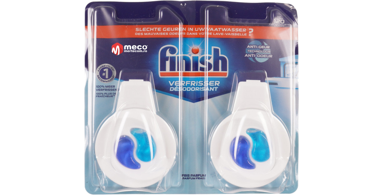Finish odorizant masina de vase anti-odor 2x4ml - Mertecom.ro