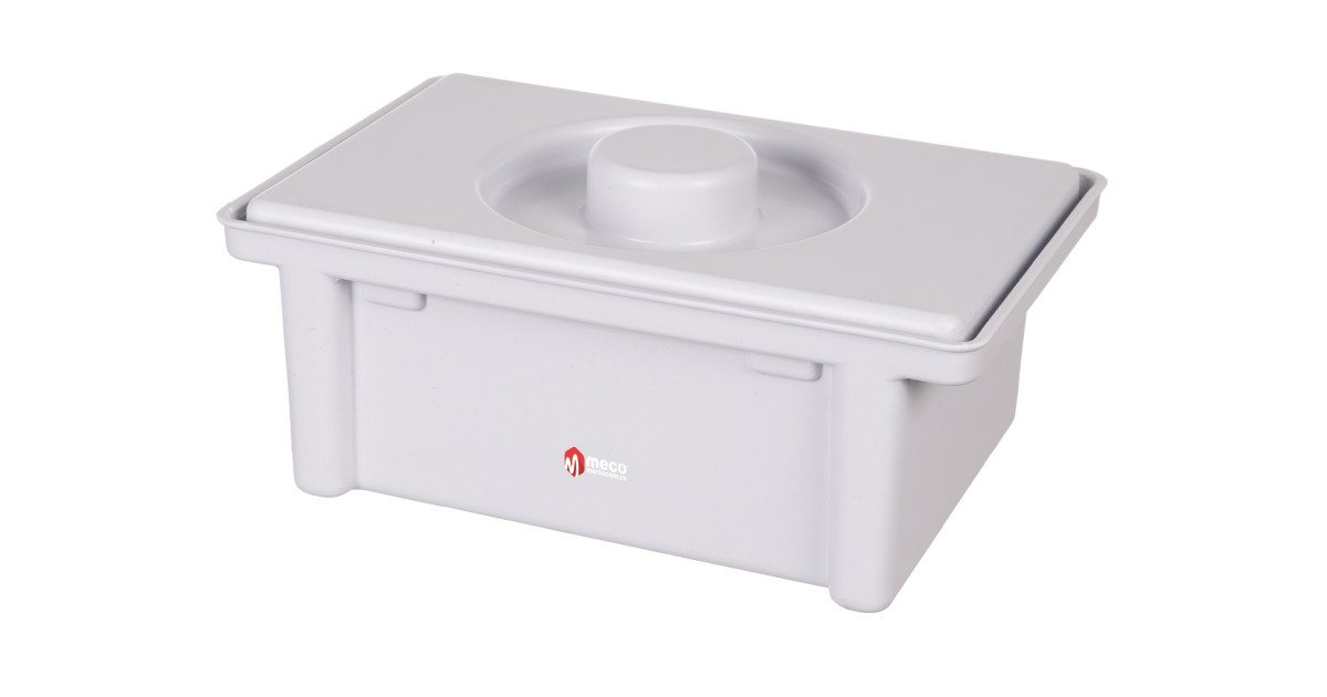 Cuva 1 litru instrumentar autoclavabila cu capac si gratar - Mertecom.ro