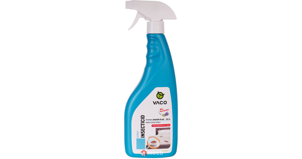 Insecticid spray impotriva plosnitelor de pat Vaco 500ml - Mertecom.ro