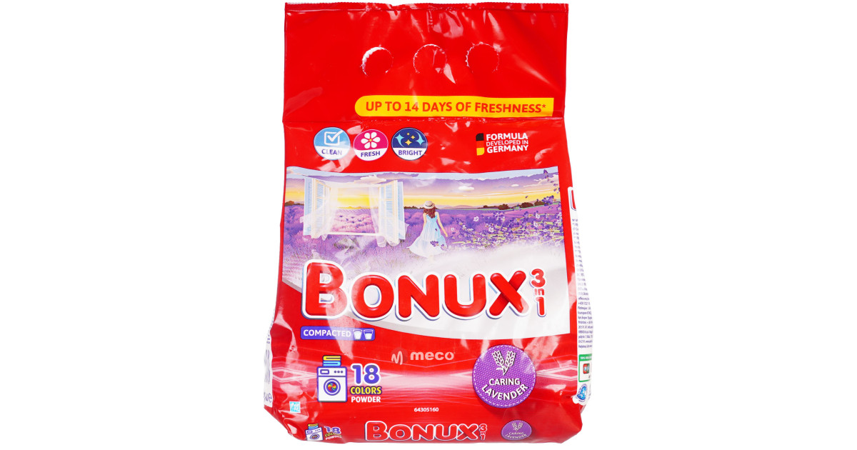 Detergent automat rufe Bonux 1.17kg Lavanda - Mertecom.ro