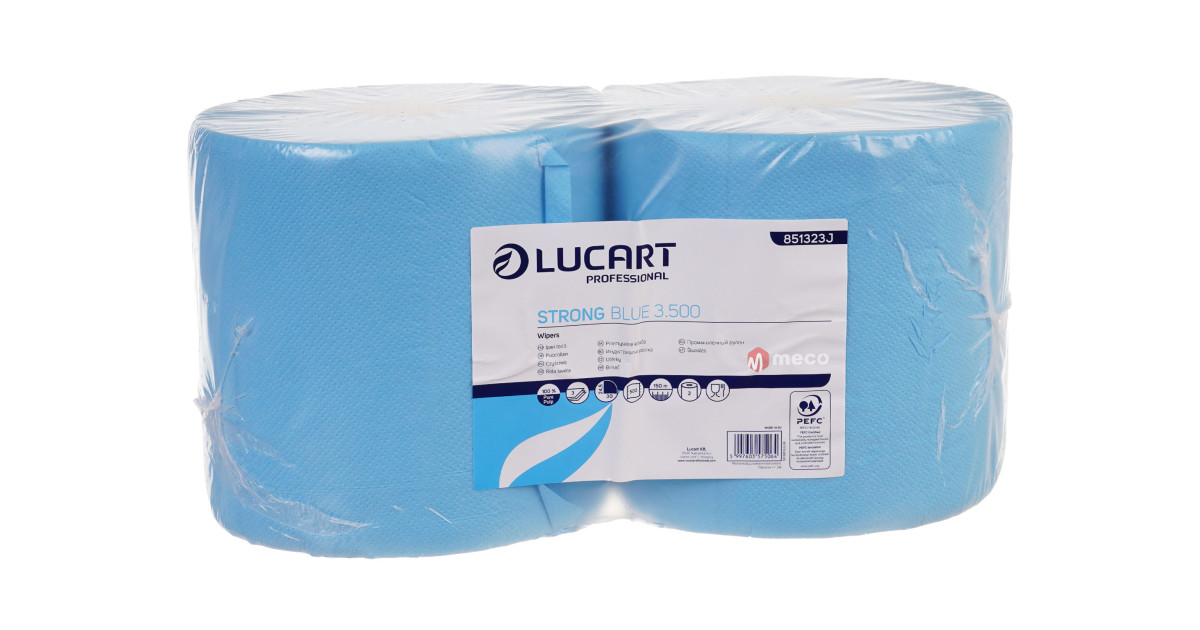 Prosop industrial Lucart Strong Blue 2 buc/set 851323 - Mertecom.ro